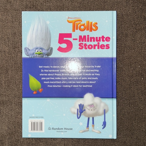 Dreamworks | Toys | Brand New Hardcover Book Trolls 5 Minute Stories ...